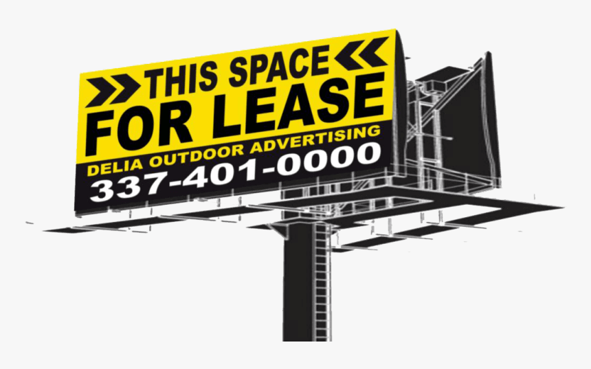 Billboard With A This Space For Lease, HD Png Download , Transparent ...