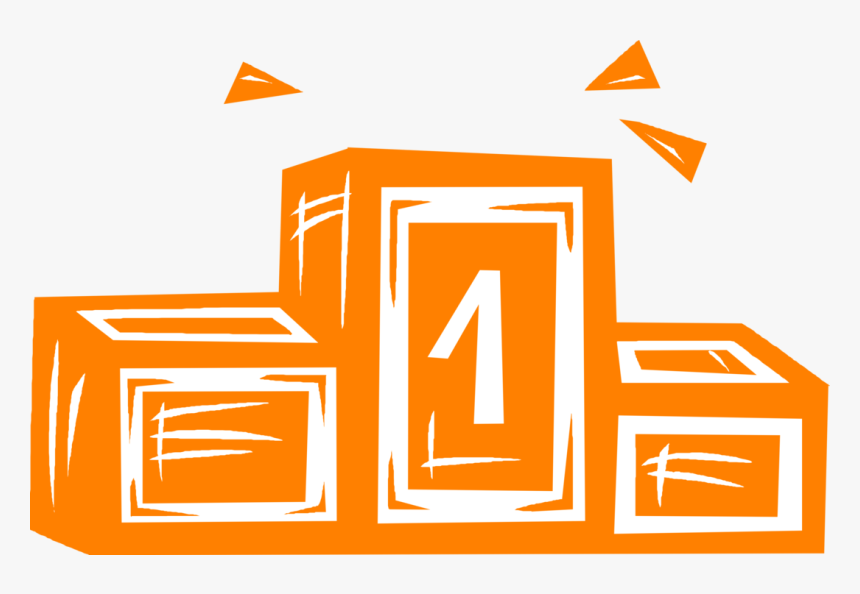 Vector Illustration Of Competitive Sports Winners Podium, HD Png ...