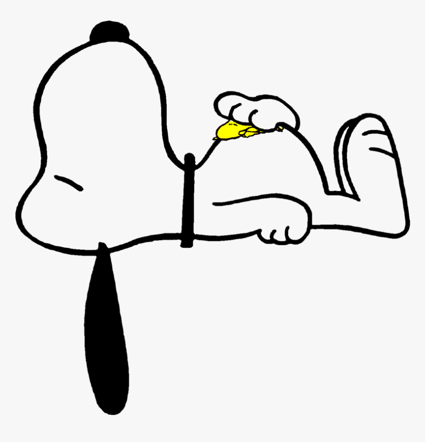 Snoopy Sleeping Transparent & Png Clipart Free Download, Png Download ...