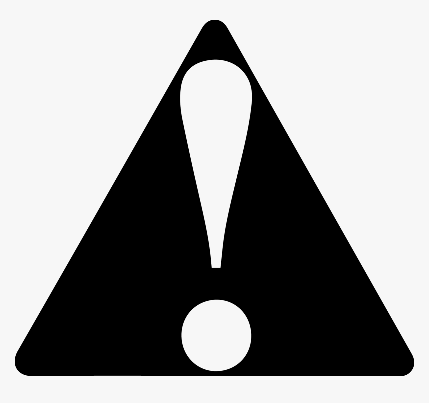 Aware Symbol, Exclamation Mark In A Triangle, HD Png Download ...