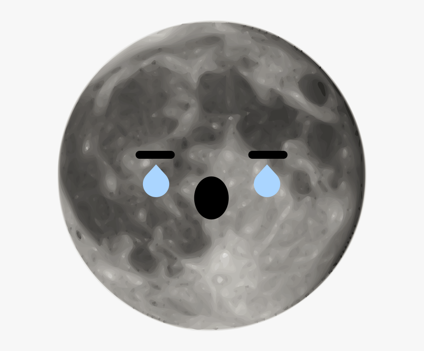 Full Moon Emojis Messages Sticker-5, HD Png Download , Transparent Png ...