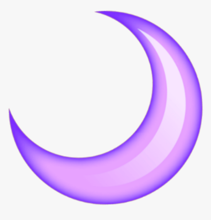 Transparent Moon Emoji