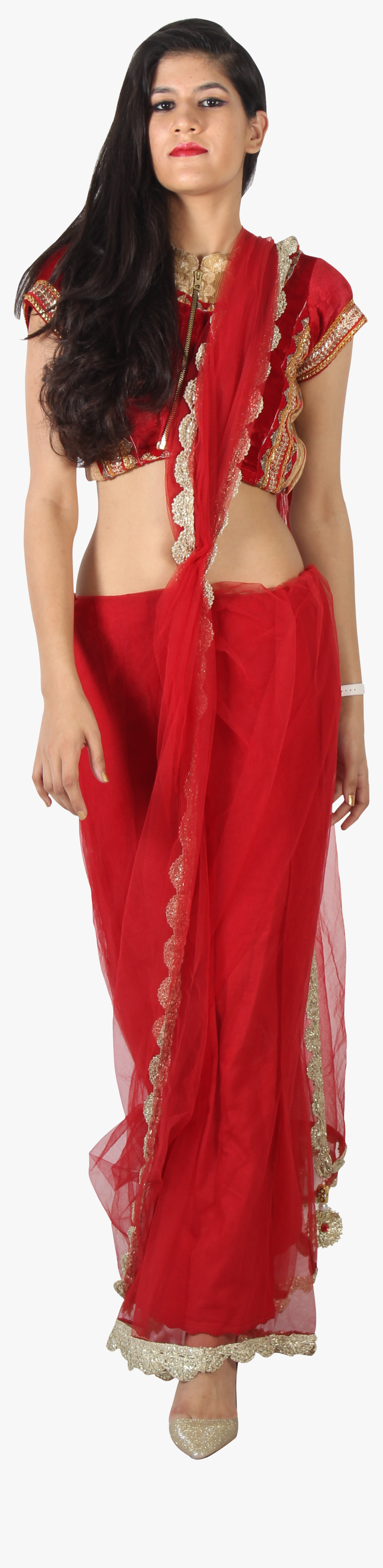 Saree Model Png, Transparent Png , Transparent Png Image - PNGitem