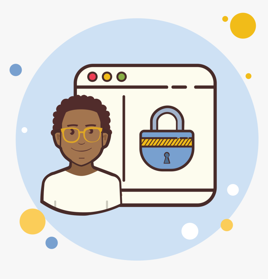 Man Window Lock Icon , Png Download, Transparent Png , Transparent Png ...