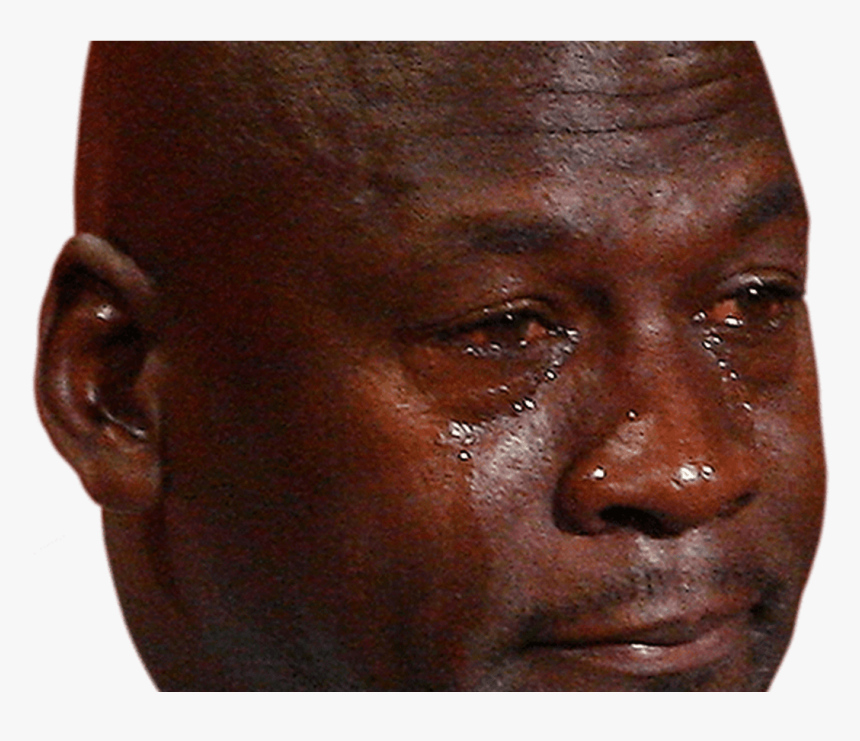 Michael Jordan Crying Face Transparent Png Stickpng, Png Download ...