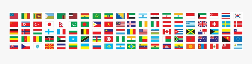International Flags Banner Png - Flags Of The World Banner Clipart ...