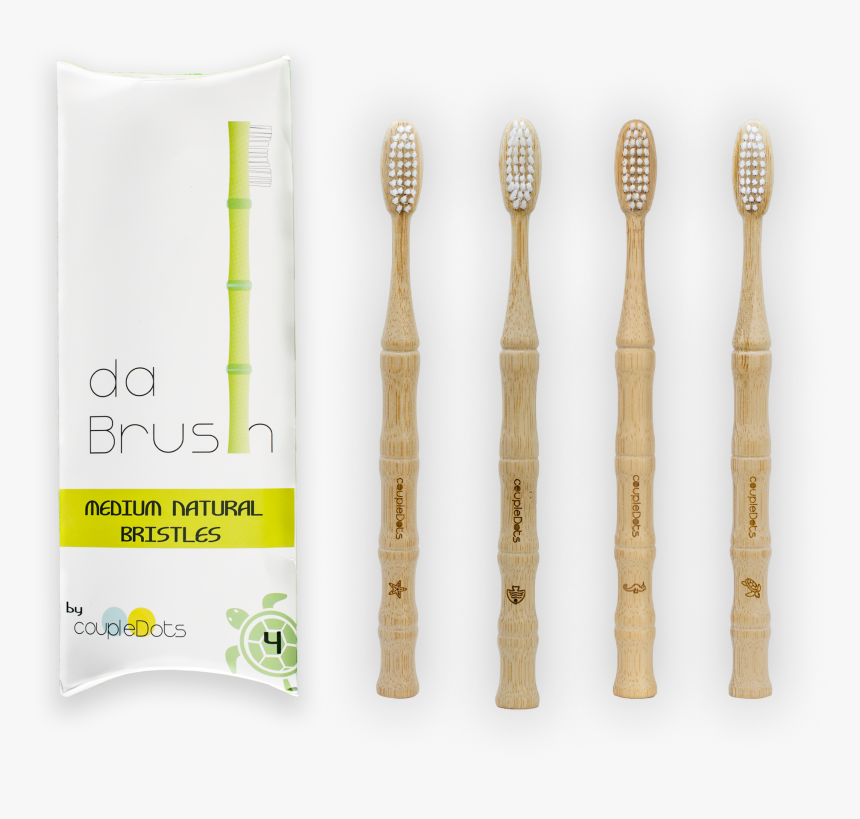 Natural Bamboo Toothbrush Set, HD Png Download , Transparent Png Image ...
