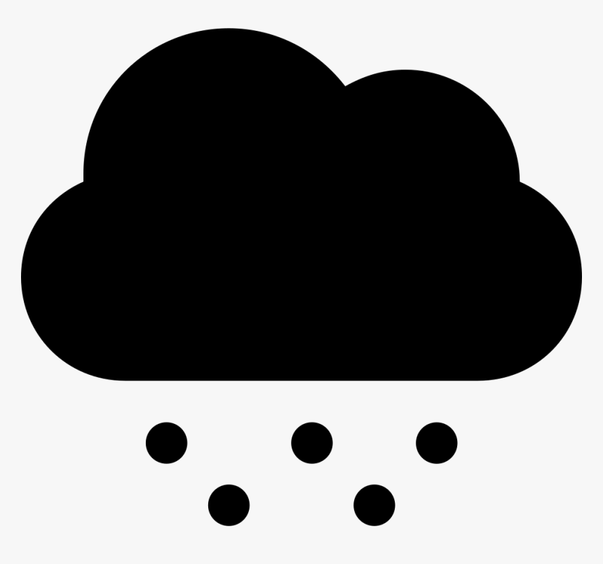 Snow And Hail In Cloud , Png Download, Transparent Png , Transparent ...