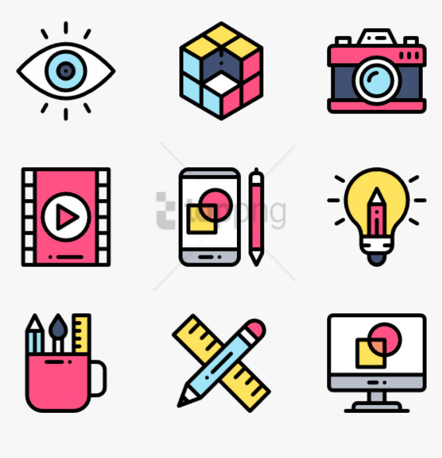 Free Png Art & Design 50 Icons, Transparent Png , Transparent Png Image ...