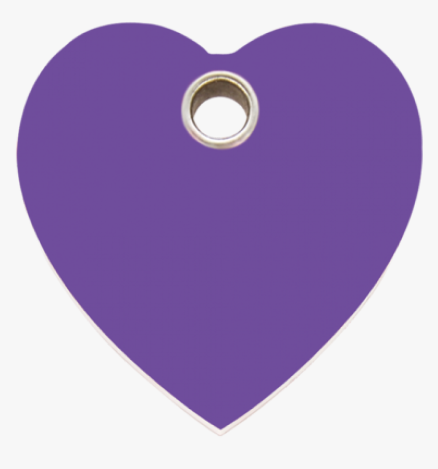 Purple Heart Plastic Pet Tag, HD Png Download , Transparent Png Image ...