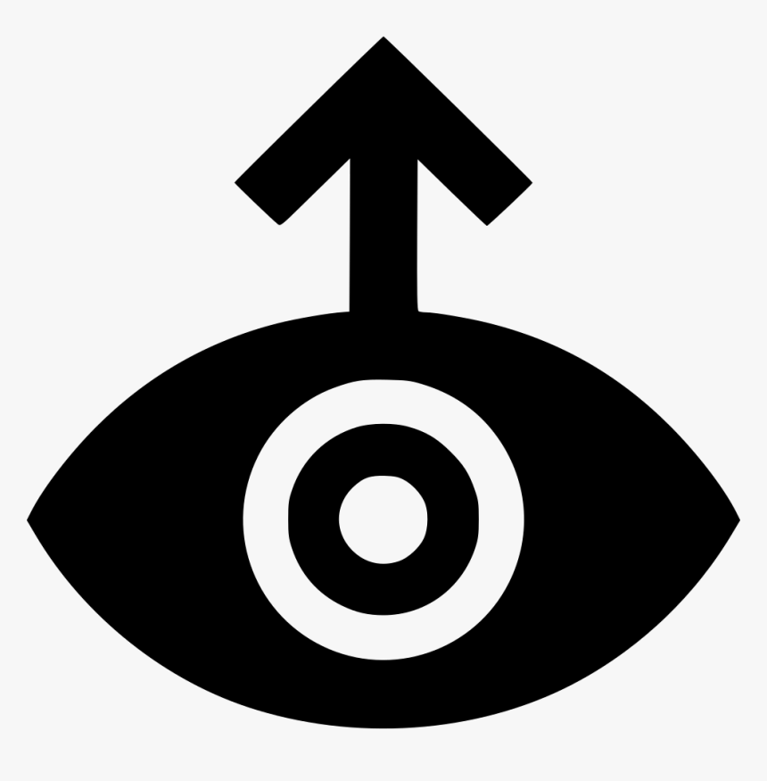 Eye Arrow Up Pointer Point, HD Png Download , Transparent Png Image ...