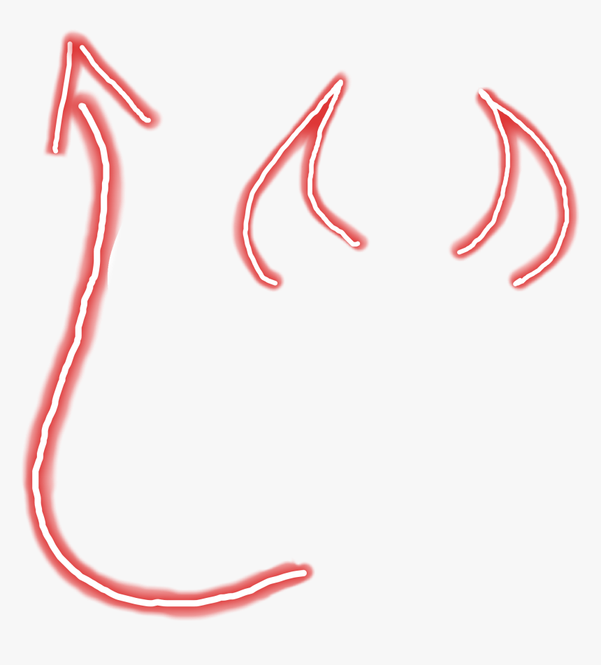 #neon #evil #red, HD Png Download , Transparent Png Image - PNGitem