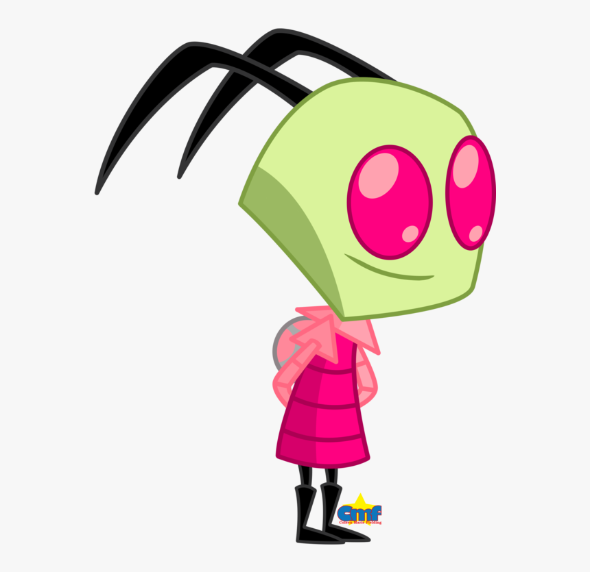 Happy Zim By Tiny Toons Fan Invader Zim Characters,, HD Png Download ...
