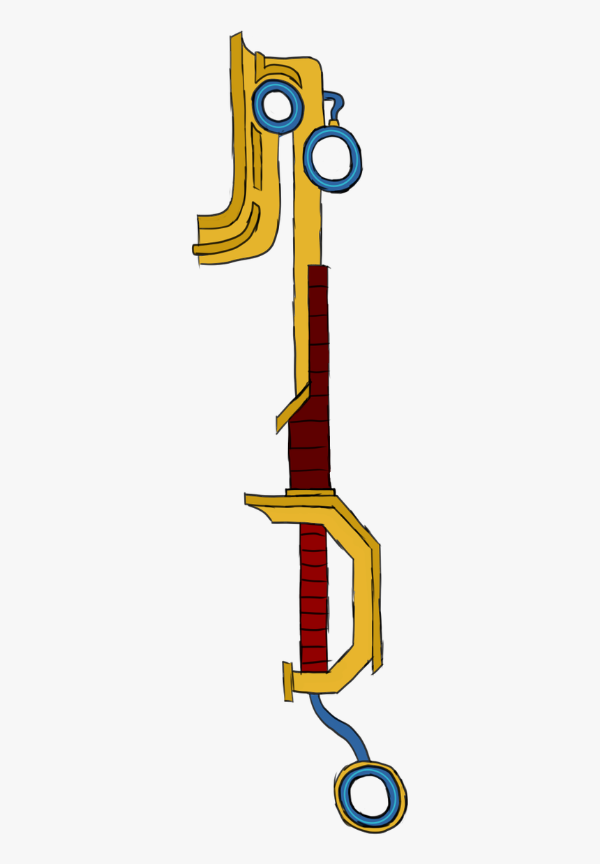 Made A Keyblade From Kingdom Hearts Based On The Battle, HD Png ...