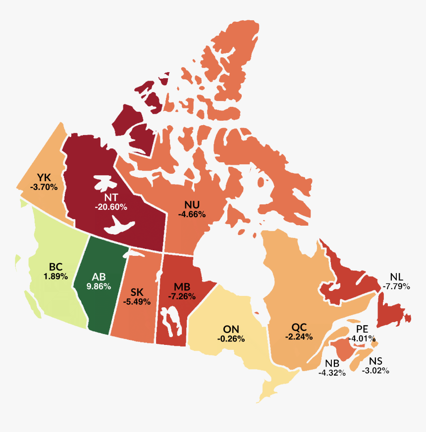 Net Cumulative Interprovincial Migration, 1997 To 2017,, HD Png ...