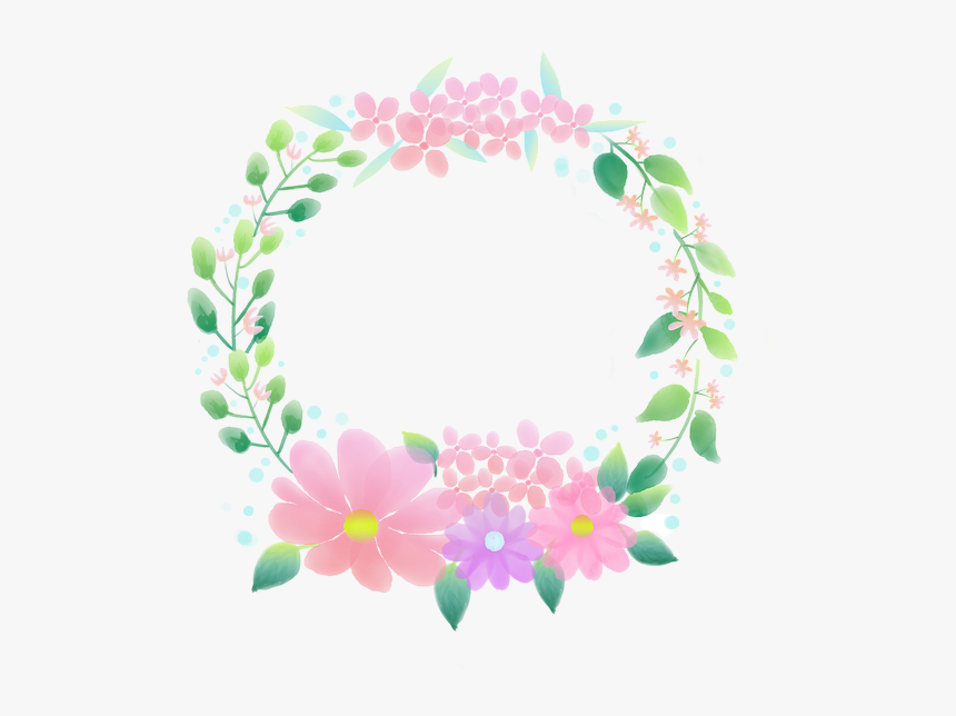 Watercolor Wreath Png, Transparent Png , Transparent Png Image - PNGitem
