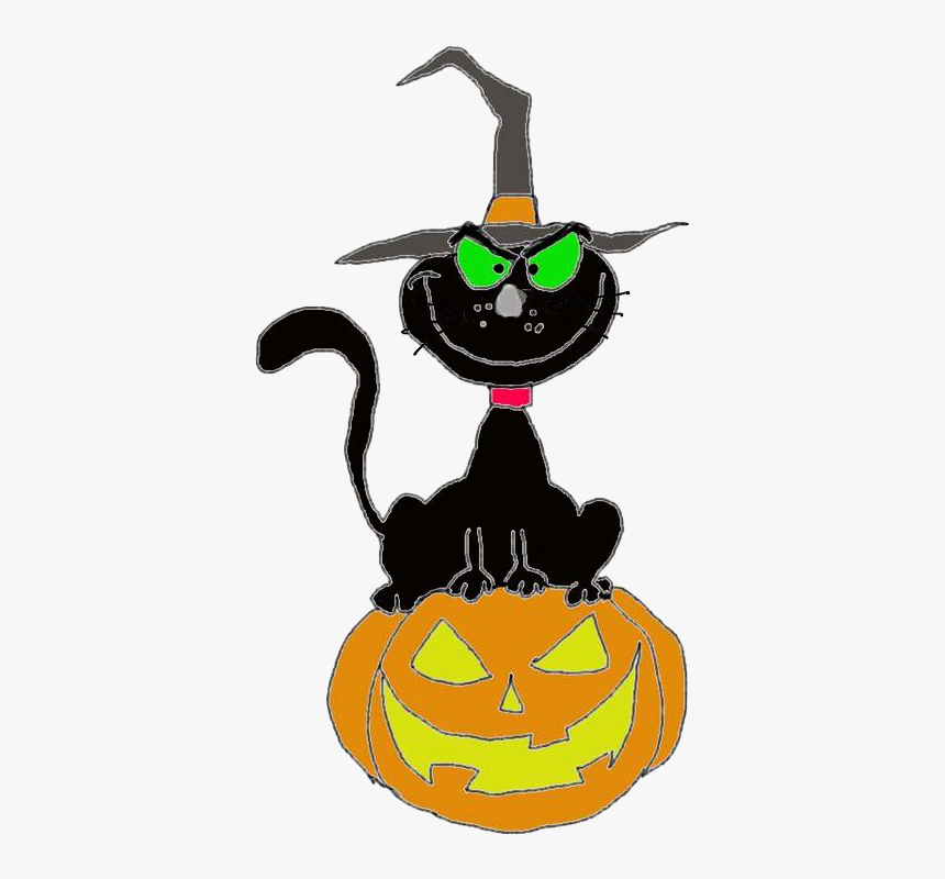 Free Halloween Clipart Ghosts Svg Cat Pumpkin Cute, HD Png Download ...