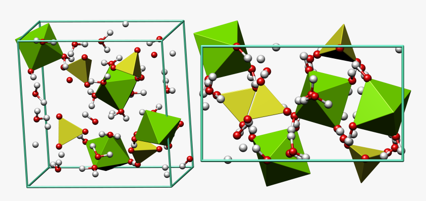 Epsomite Crystal Structure, HD Png Download , Transparent Png Image ...