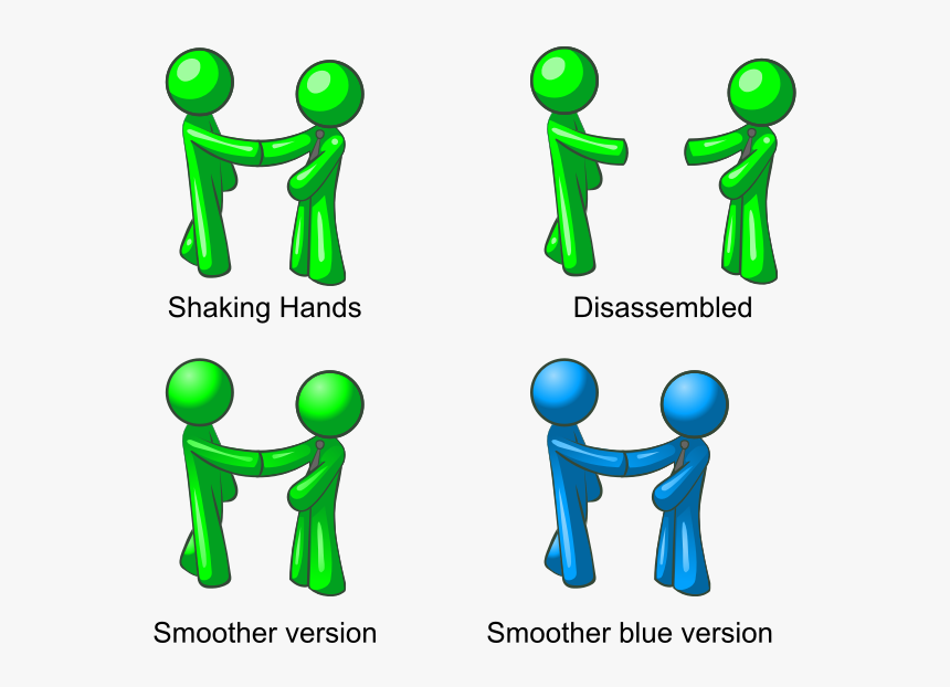 Human Figures Shaking Hands, HD Png Download , Transparent Png Image ...