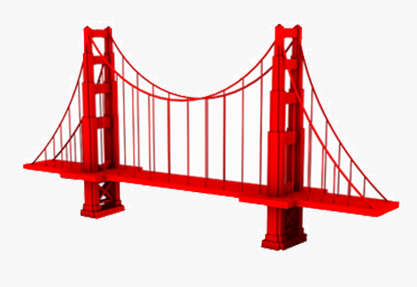 Elevated Medium Golden Gate Bridge , Png Download, Transparent Png ...