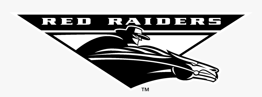 Texas Tech Red Raiders Logo Black And White, HD Png Download ...
