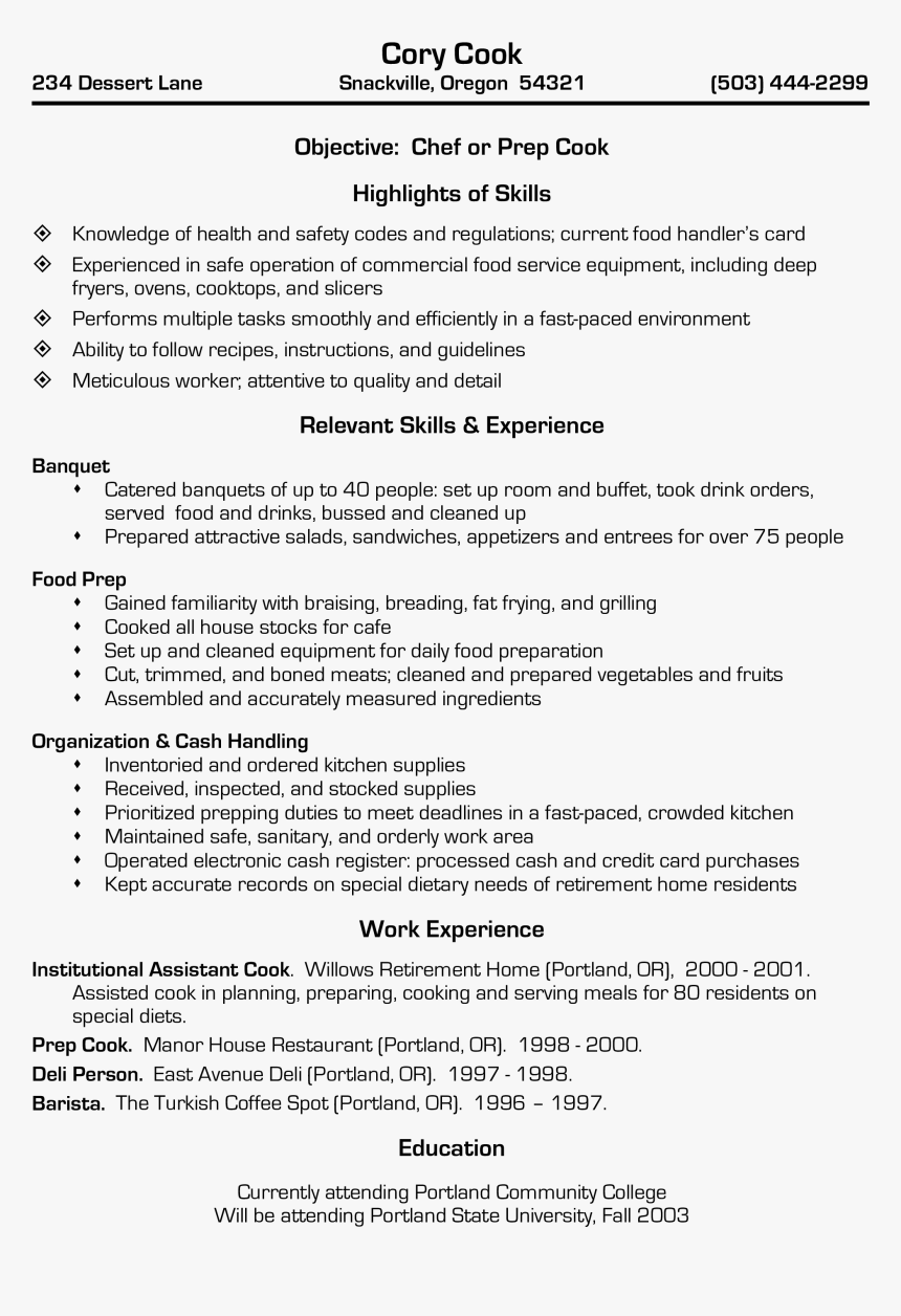 Assistant Cook Main Image, HD Png Download , Transparent Png Image ...