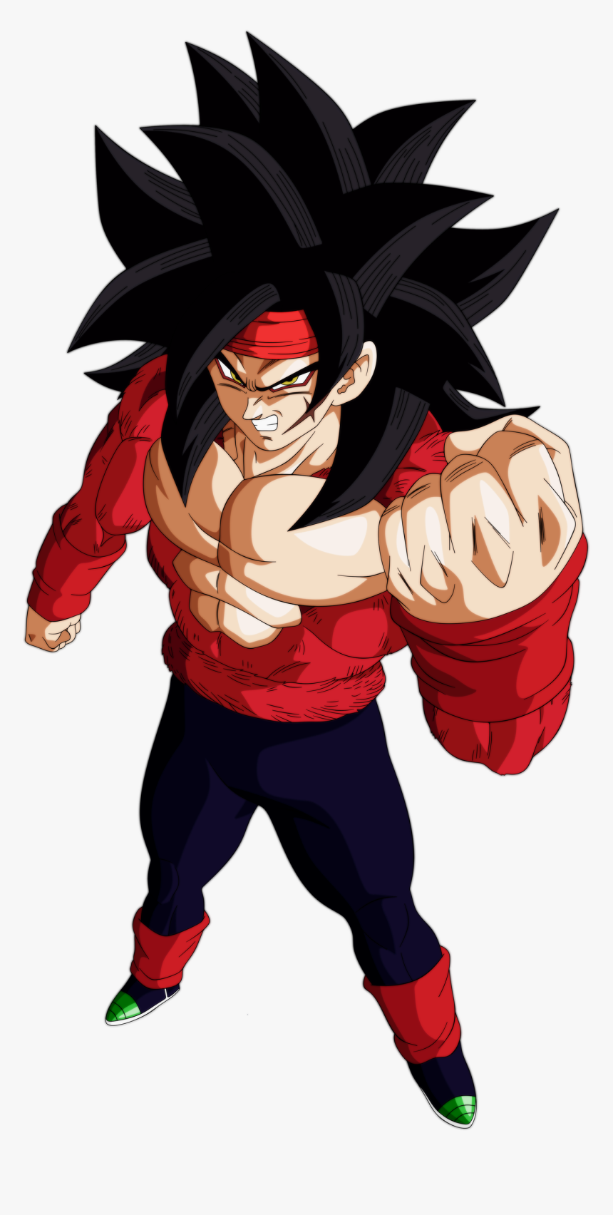 Bardock Ssj4 By Andrewdragonball, HD Png Download , Transparent Png ...