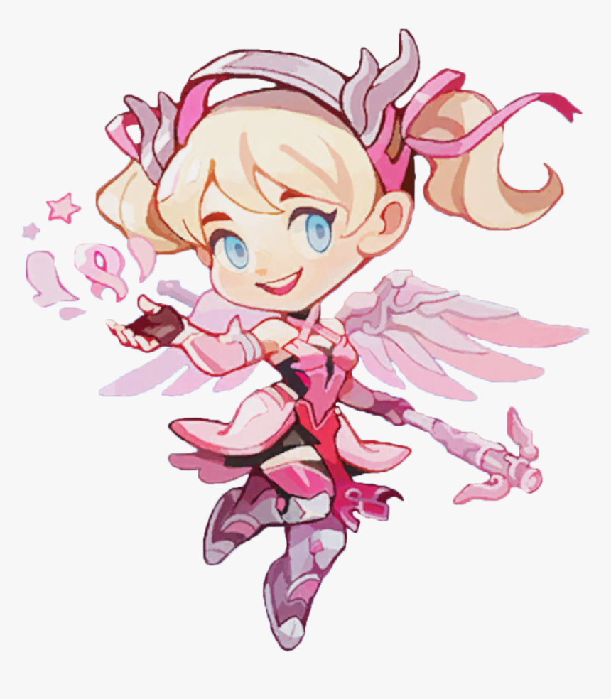 Overwatch Pink Mercy Sprays , Png Download, Transparent Png ...
