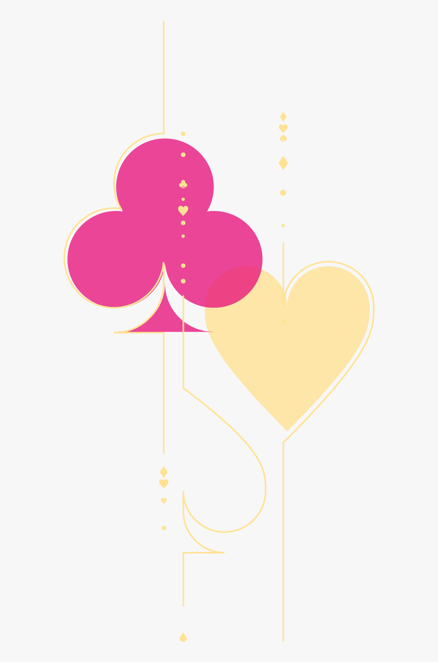 Heart And Club Playing Card Graphic, HD Png Download , Transparent Png ...