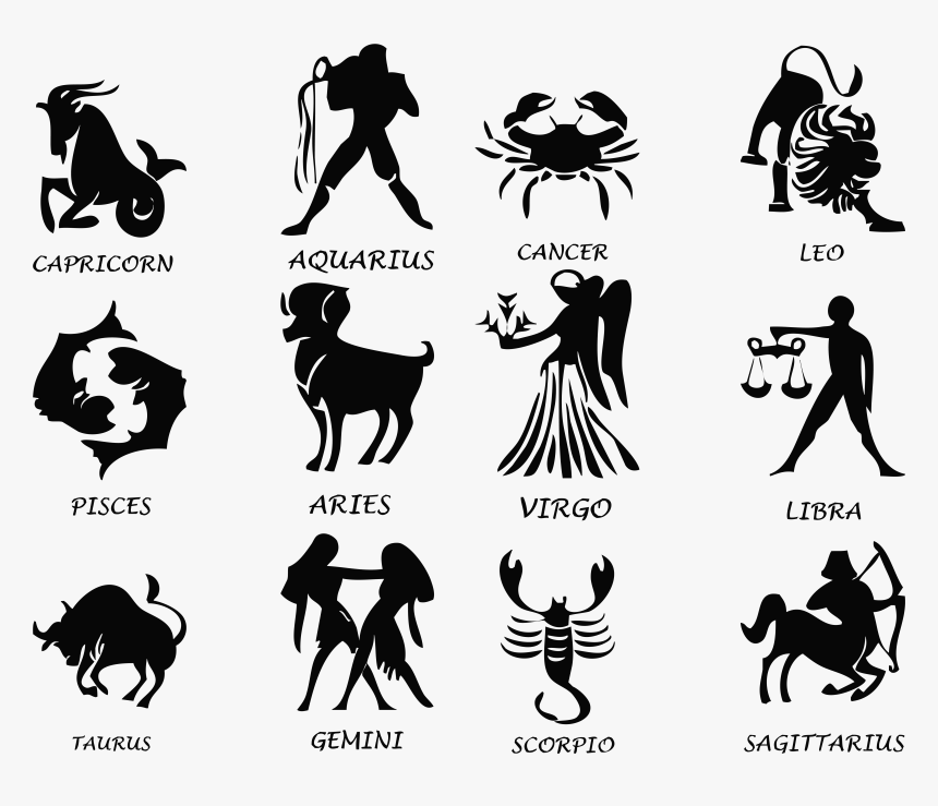 Transparent Sign Clipart - Transparent Zodiac Signs Png, Png Download ...