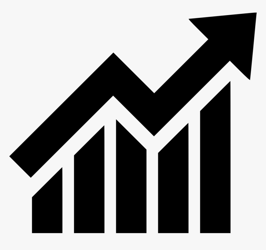 Graph Up Arrow - Arrow Up Graph Icon, HD Png Download , Transparent Png ...