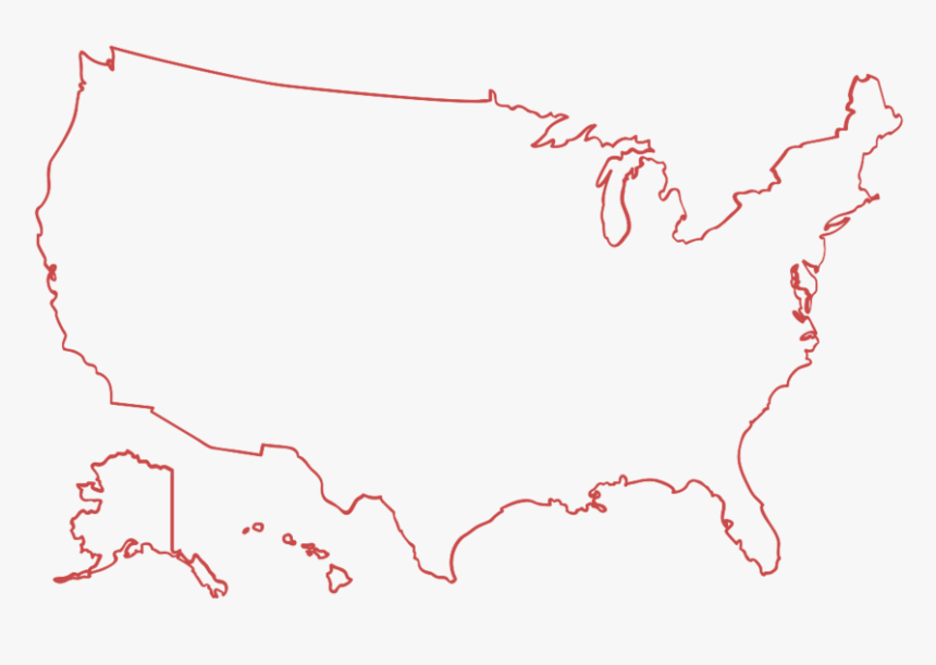 Outline Of The U - Line Art, HD Png Download , Transparent Png Image ...