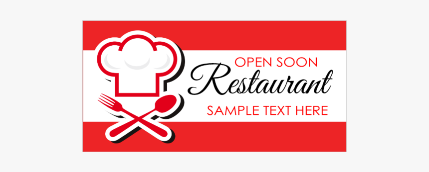 Restaurant Opening Soon Banner, HD Png Download , Transparent Png Image ...