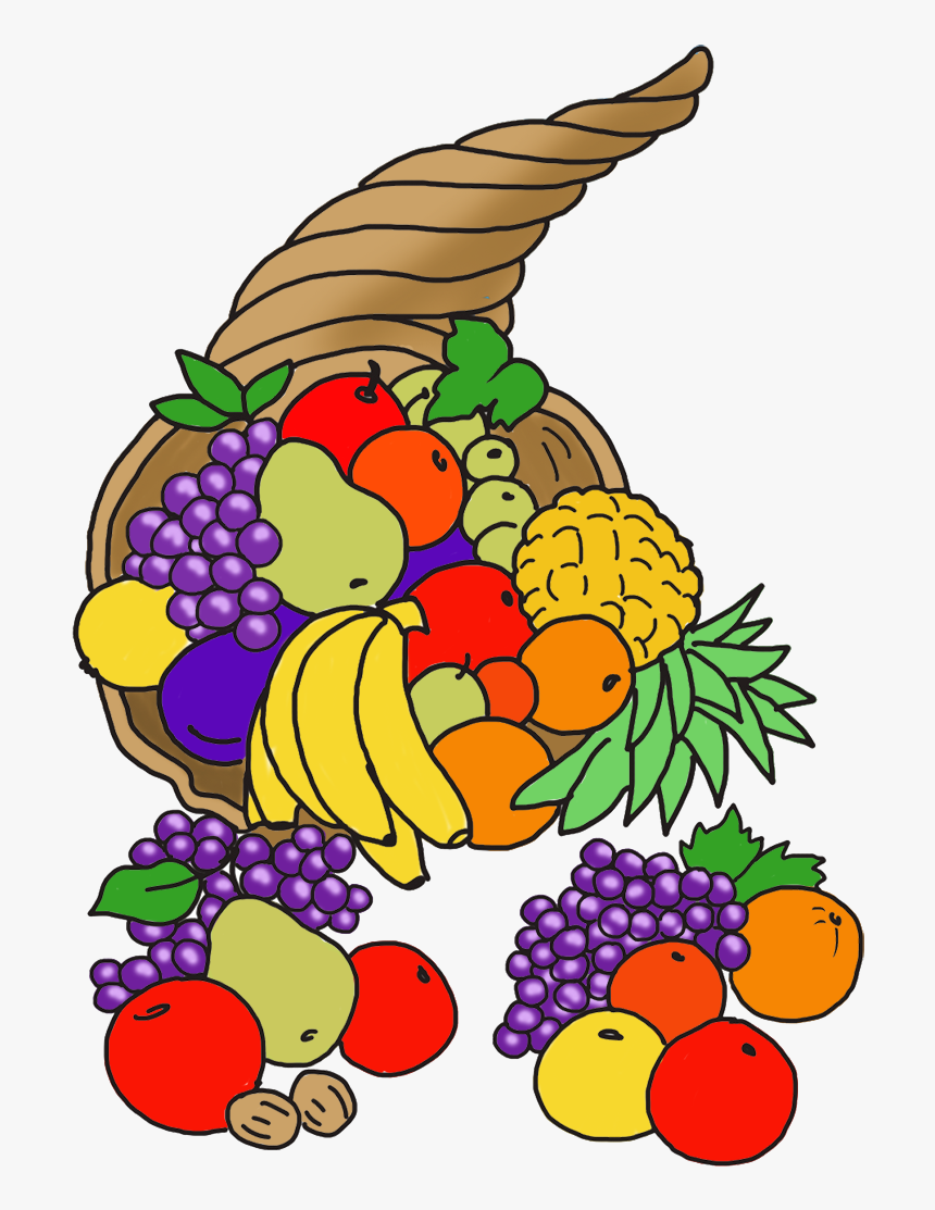 Happy Thanksgiving Clip Art Cornucopia, HD Png Download , Transparent ...