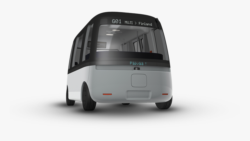 Muji Self Driving Car - Gacha Bus, HD Png Download , Transparent Png ...