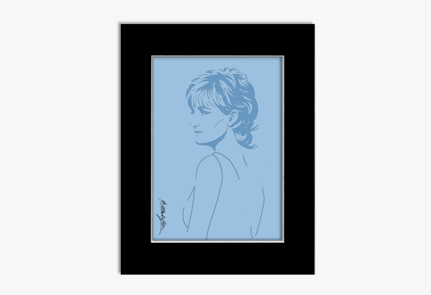 Princess Diana Gallery Print - Picture Frame, HD Png Download ...