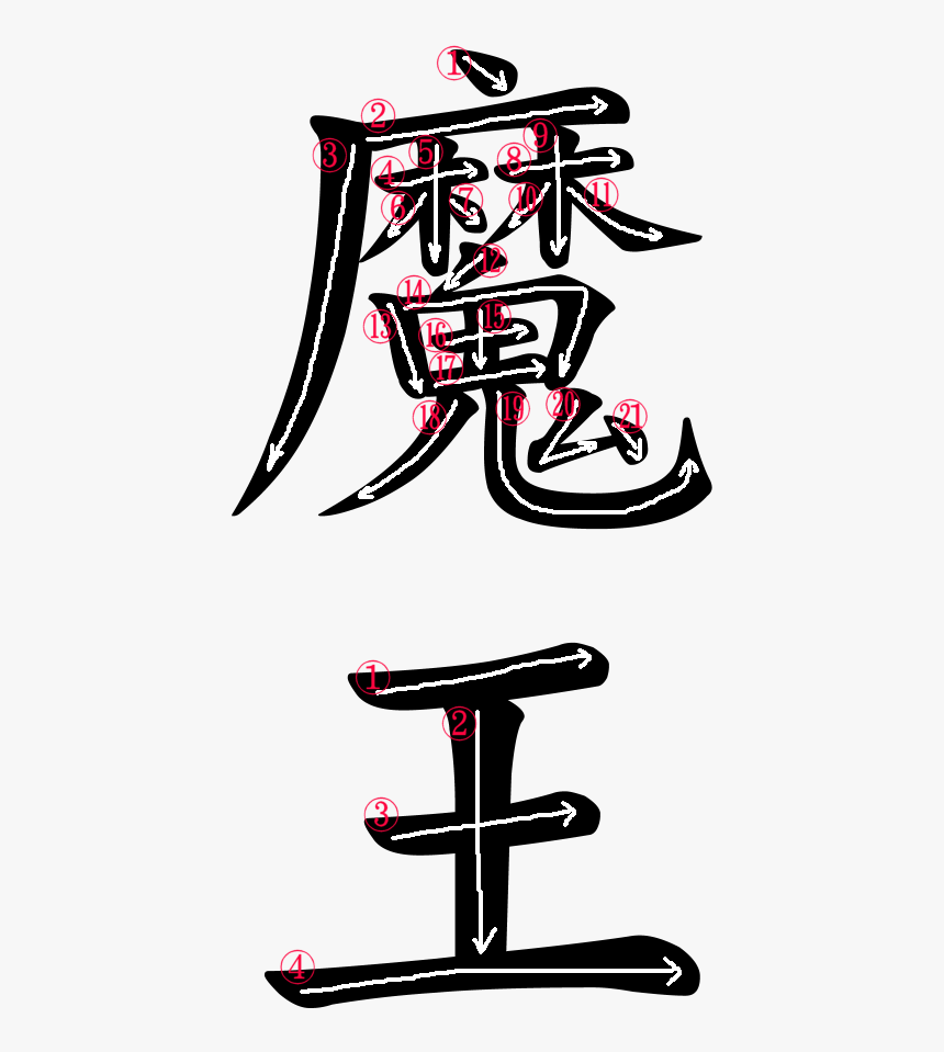 Japanese Word For Satan - Kanji Satan, HD Png Download , Transparent ...