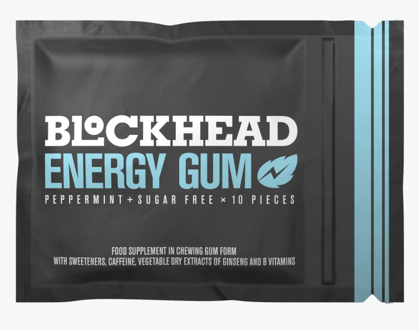 Blockhead Energy Gum - Paper, HD Png Download , Transparent Png Image ...