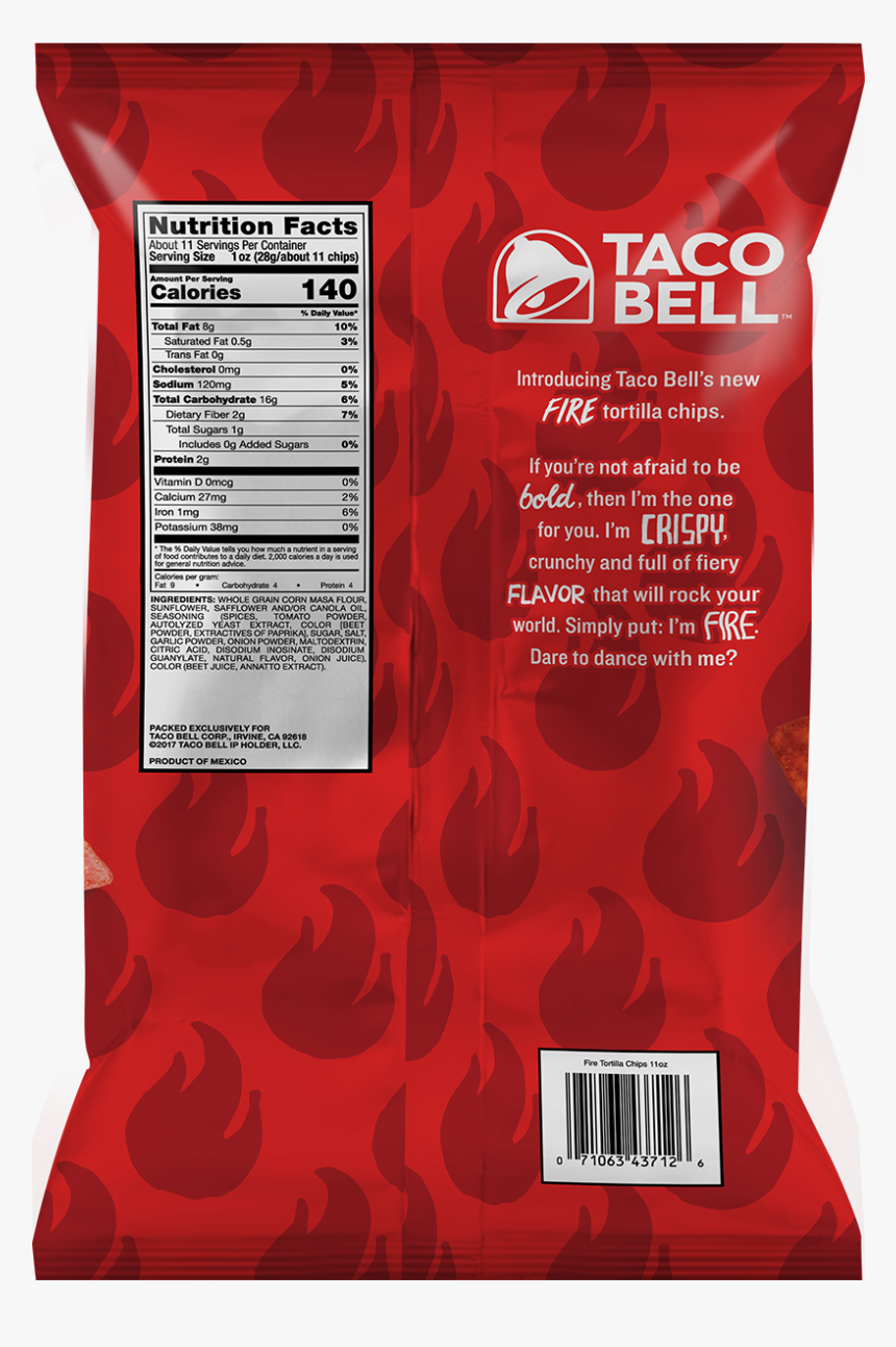 Taco Bell Tortilla Chips, HD Png Download , Transparent Png Image - PNGitem