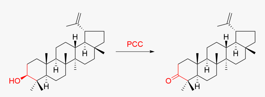 Example Of Pcc Oxidation Of Secondary Alcohol, HD Png Download ...