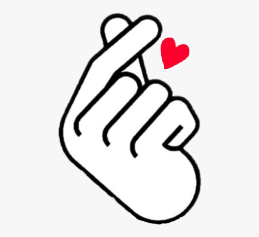 Korean Heart Sign Emoji Clipart , Png Download, Transparent Png ...