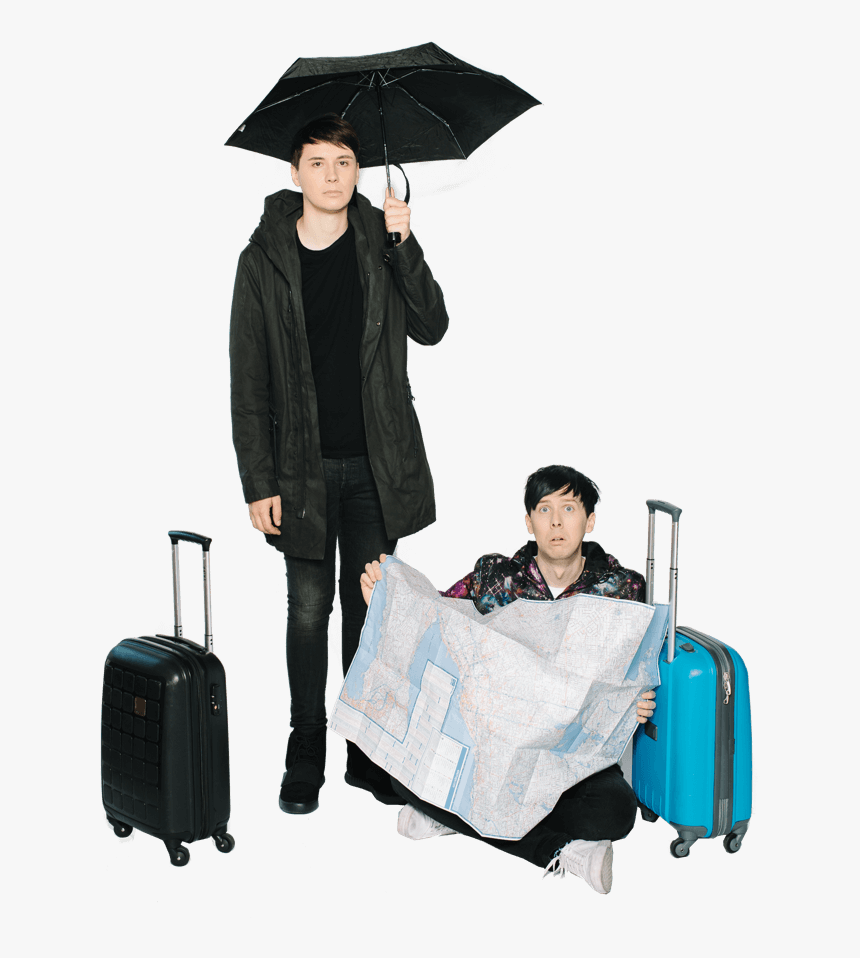 Phil Lester, Dan Howell, And Phan Image, HD Png Download , Transparent ...