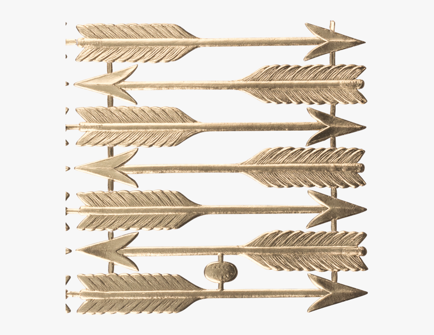 Die Cut Articles Arrow Gold, 13 X 2cm, HD Png Download , Transparent ...