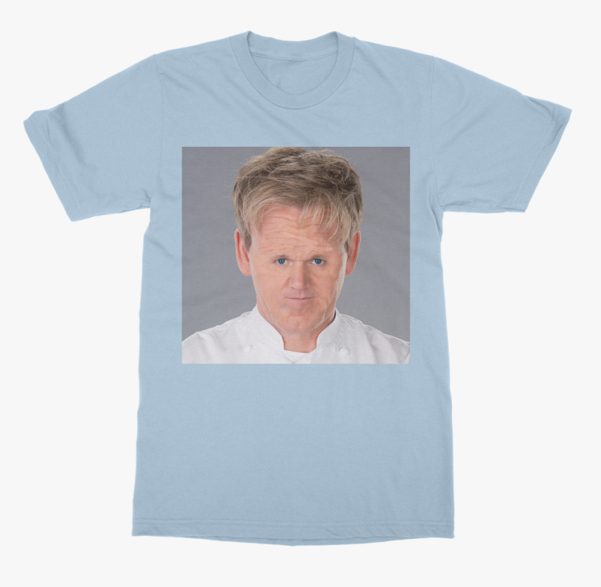 Gordon Ramsay With Small Face ﻿classic Adult T-shirt, HD Png Download ...