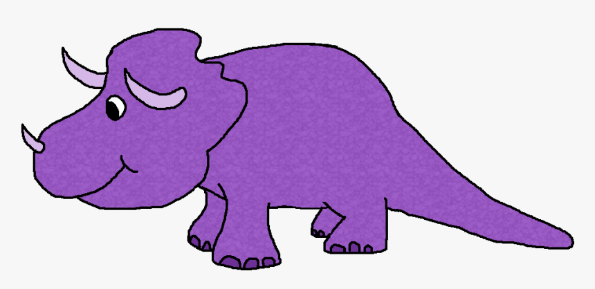 Purple Dinosaur Clipart, HD Png Download , Transparent Png Image - PNGitem