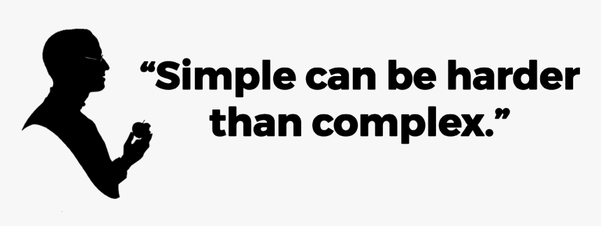 Steve Jobs On Simplicity, HD Png Download , Transparent Png Image - PNGitem