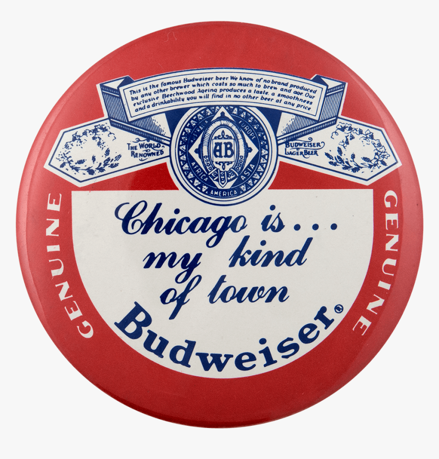 Chicago Budweiser Label Beer Busy Beaver Button Museum, HD Png Download ...
