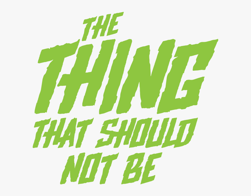 The Thing That Should Not Be Pop-up Book Concept By, HD Png Download ...