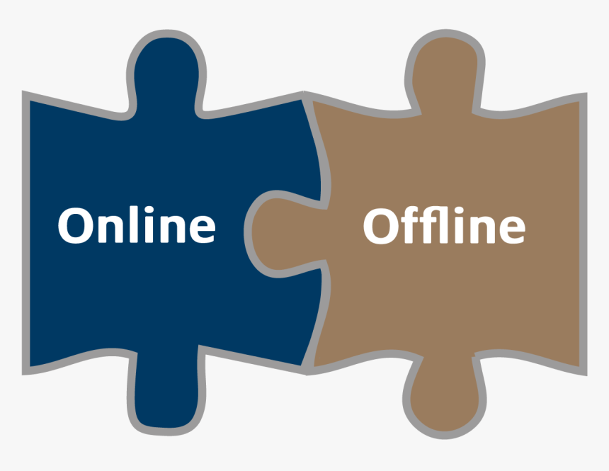 It S Not A Battle Between Online Or Offline, HD Png Download ...