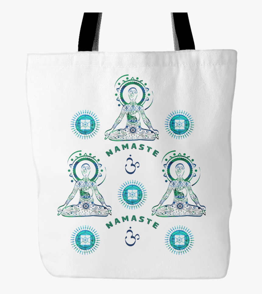 Namaste Tote Bag For Yoga Or Buddhist, HD Png Download , Transparent ...